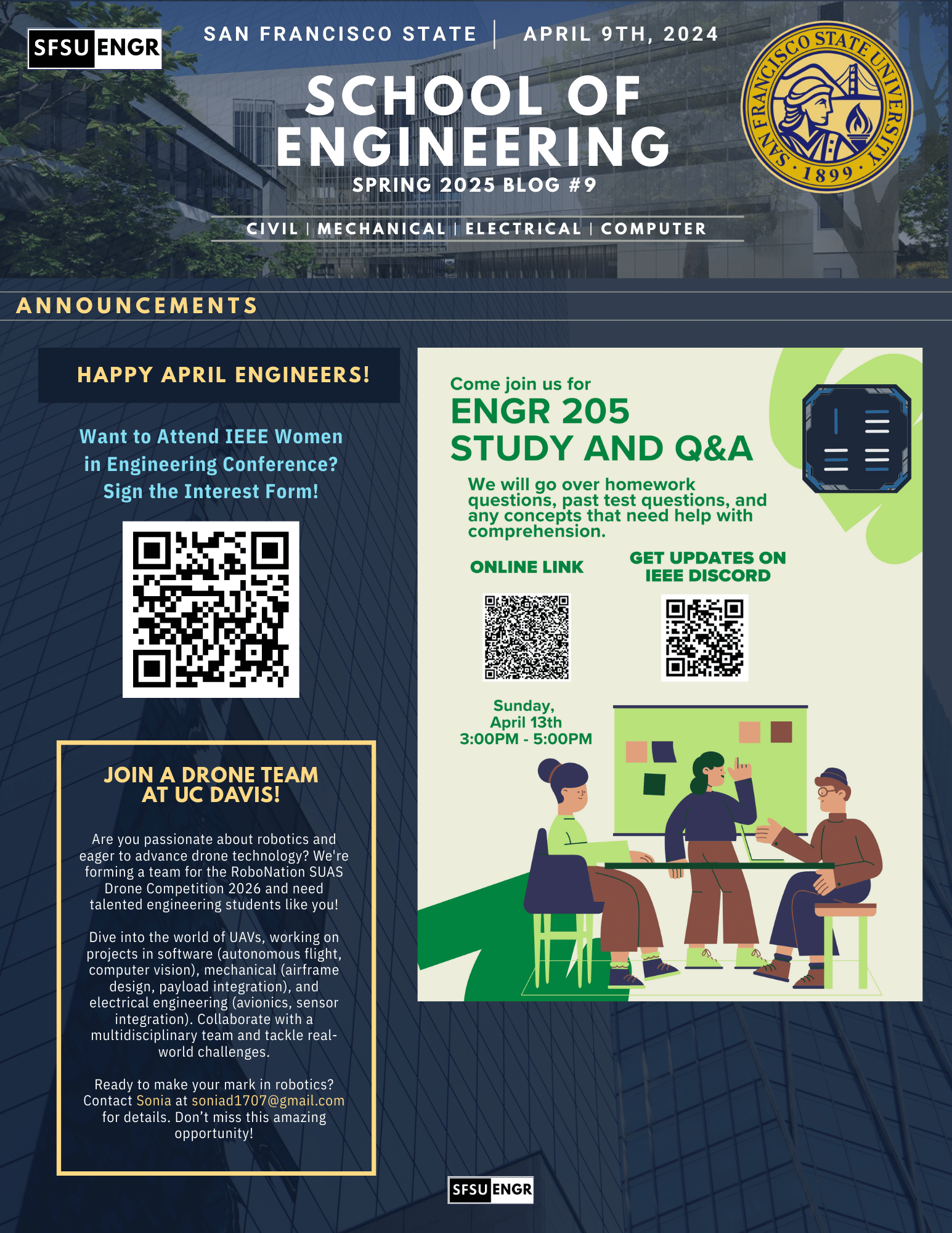 Weekly Emails | School of Engineering